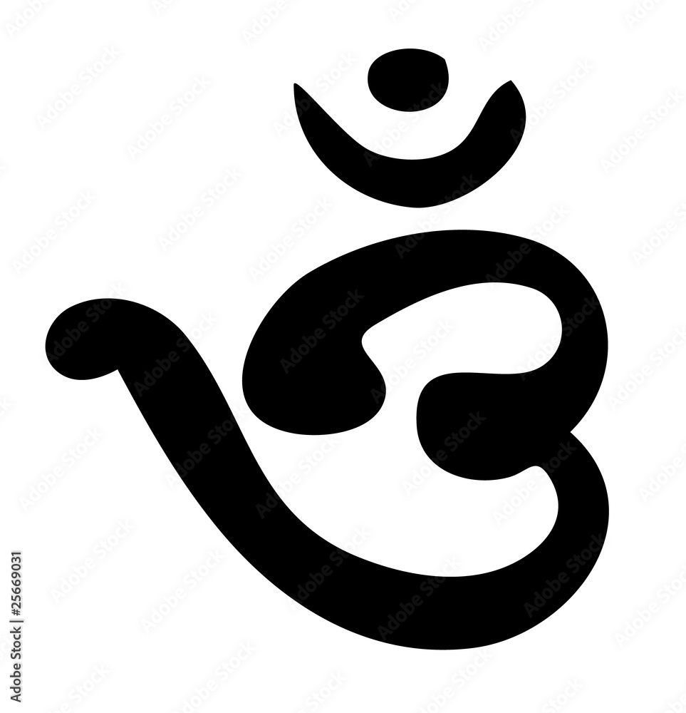 bengali om vector symbol Stock Vector | Adobe Stock