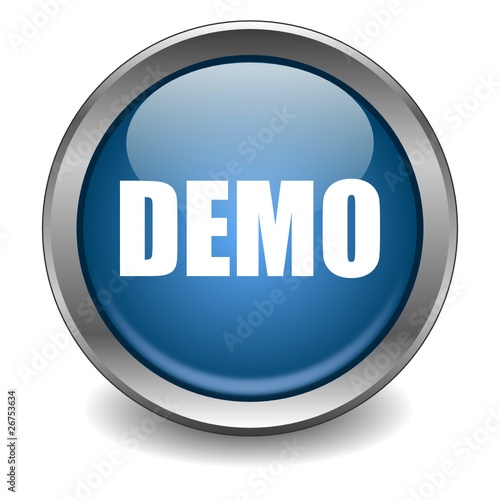 Demo Button Stock Vector | Adobe Stock