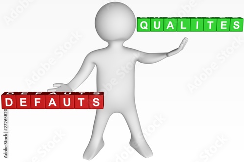 Cubes - 193 - QUALITES/DEFAUTS Illustration Stock | Adobe Stock