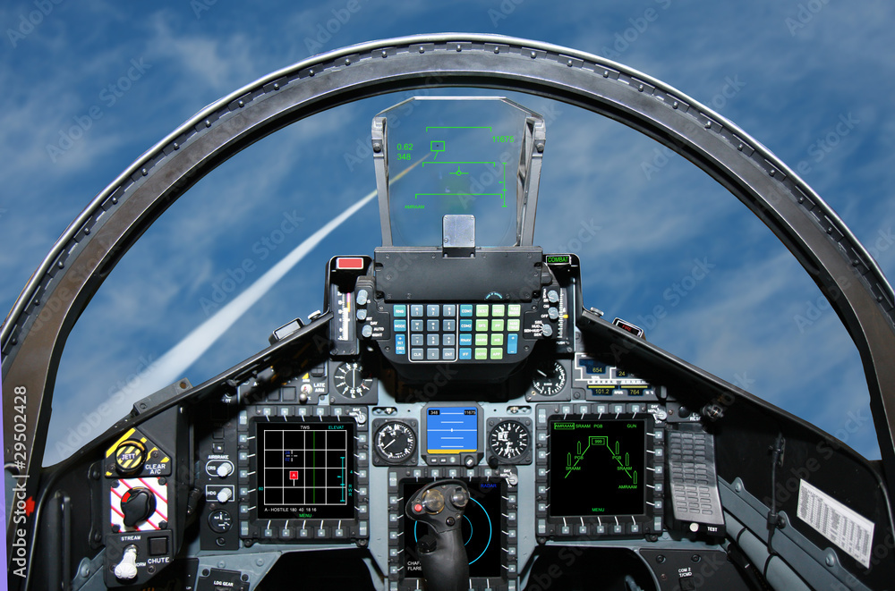 Jet fighter missile launch Stock Photo | Adobe Stock