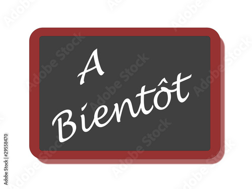 PANNEAU A BIENTOT Illustration Stock | Adobe Stock