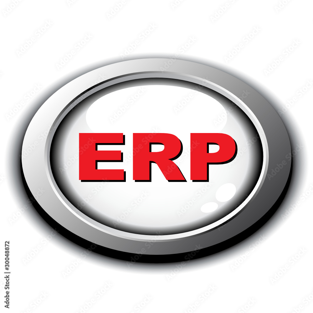 ERP ICON Stock Vector | Adobe Stock