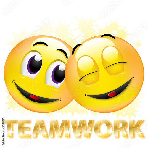 smiley - teamwork Stock Vector | Adobe Stock smiley - teamwork Stock Vector | Adobe Stock