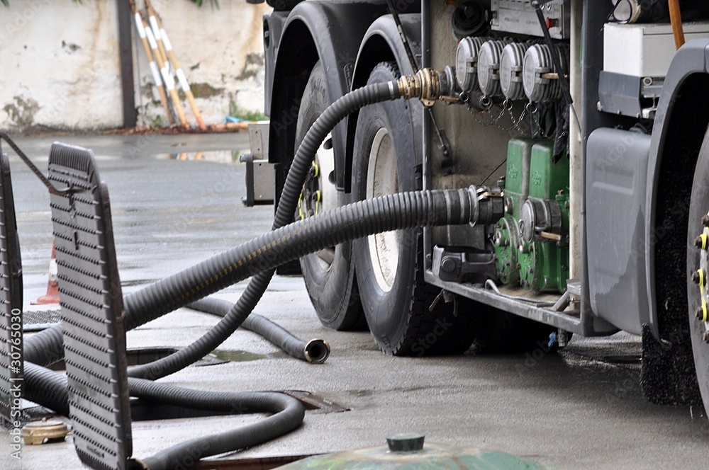 Scarico benzine Stock Photo | Adobe Stock