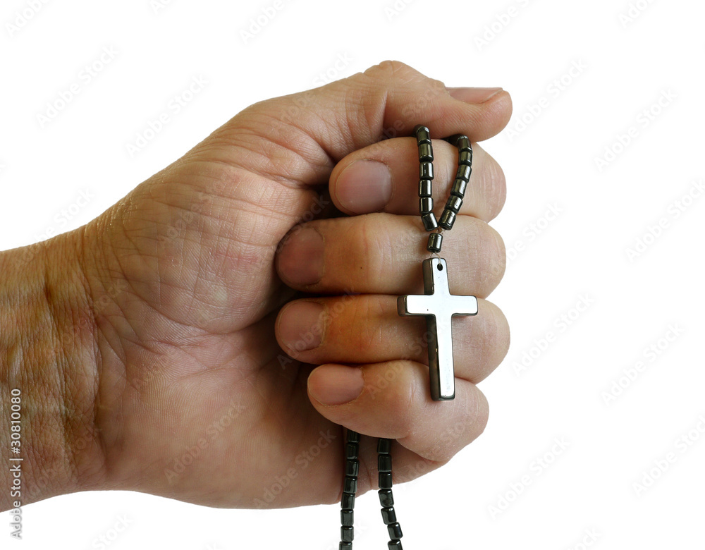 cross in hand