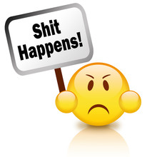 Poop Happens Sign Free Stock Photo - Public Domain Pictures