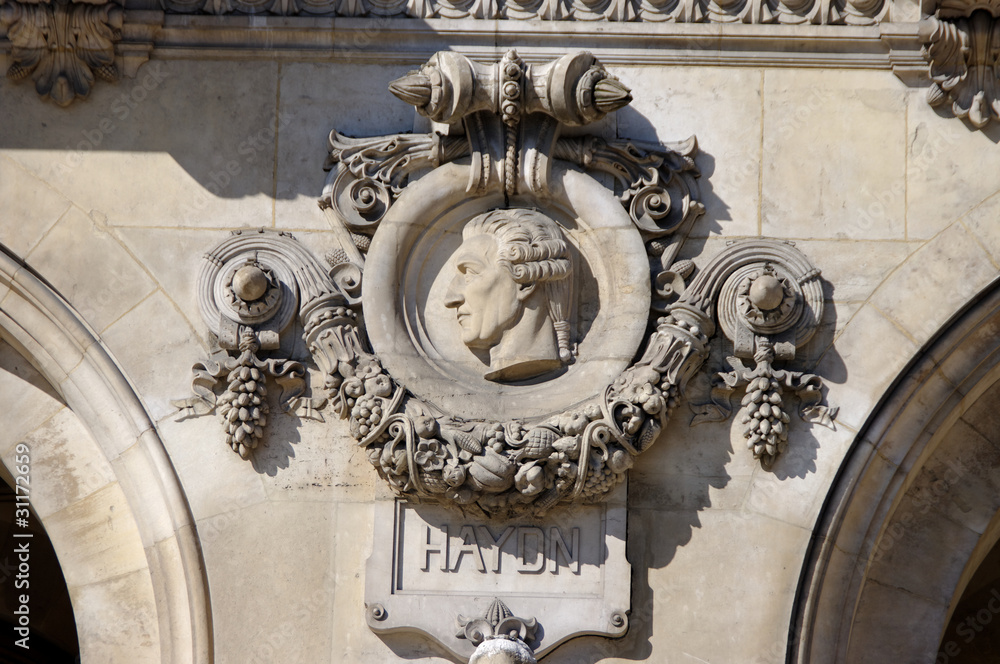Joseph Haydn, 1732-1809. Opéra Garnier, Paris. Stock Photo | Adobe Stock