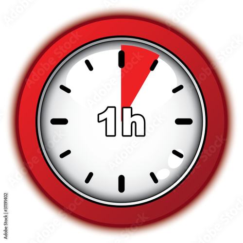1 HOUR ICON - Buy this stock vector and explore similar vectors at ...