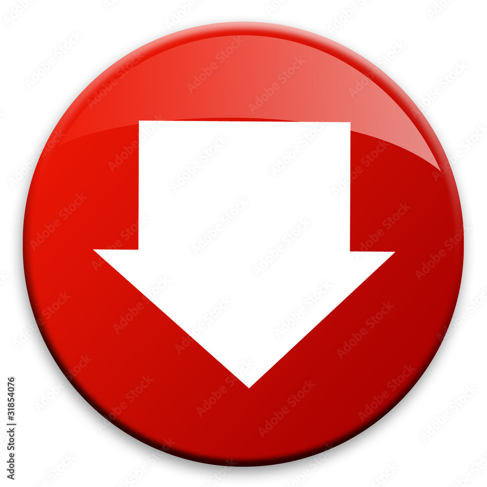 Stock-Vektorgrafik „Button "Pfeil runter"“ | Adobe Stock