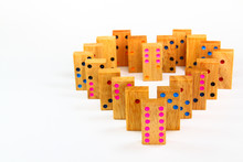 Domino Heart Free Stock Photo - Public Domain Pictures