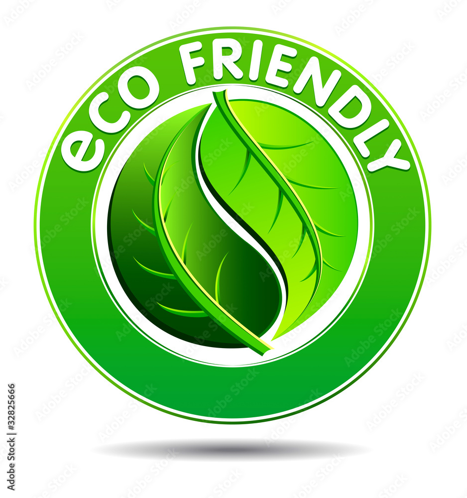 Стоковое векторное изображение «eco friendly Symbol» | Adobe Stock
