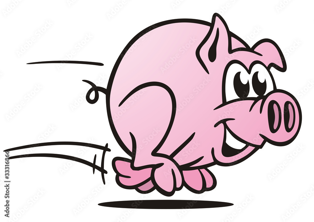 Running Pig - Stock - GamesAgeddon