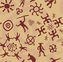 Sun Cave Painting Free Stock Photo - Public Domain Pictures