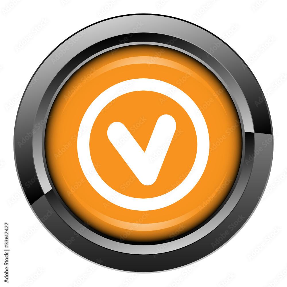 Picto, internet, bouton, ok, validé, validation, accord, oui Stock ...