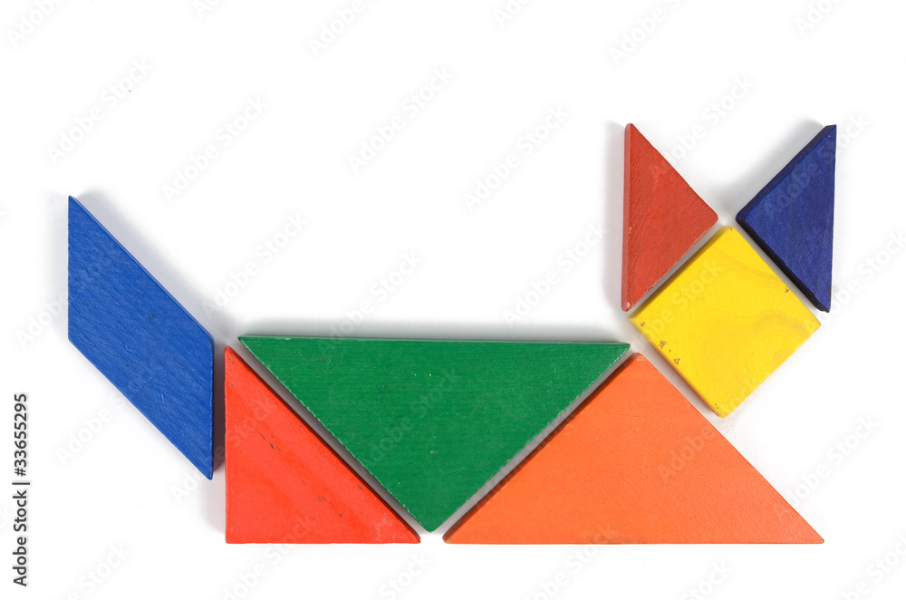 Chinese tangram Stock Photo | Adobe Stock