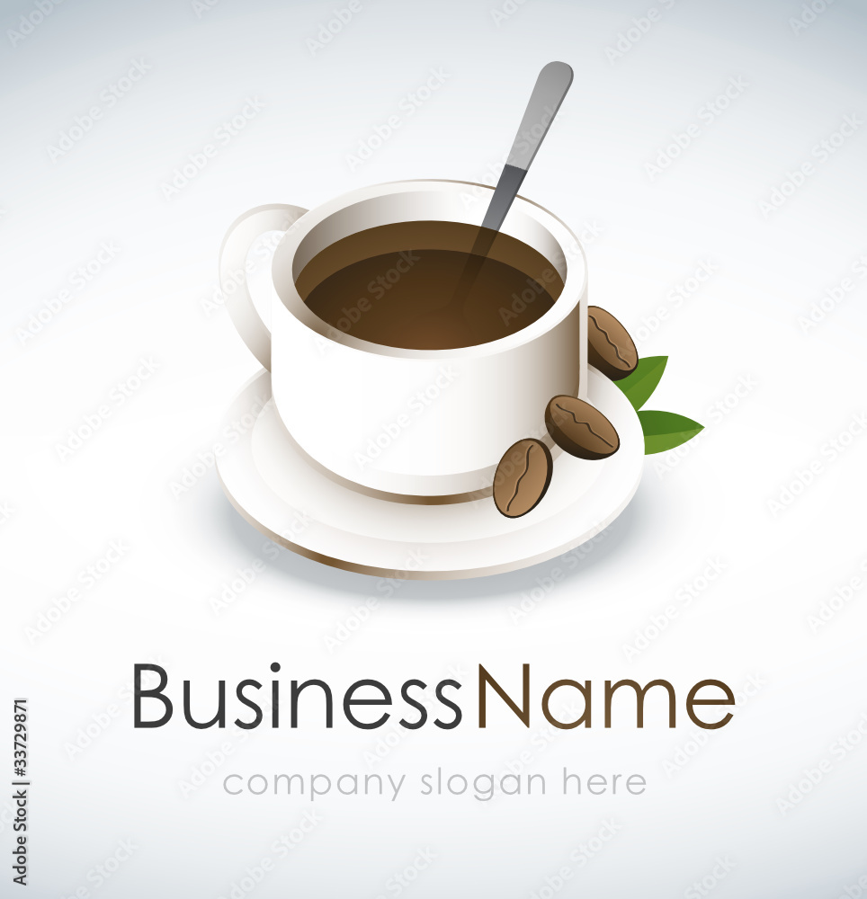 logo café restaurant Stock Vector | Adobe Stock