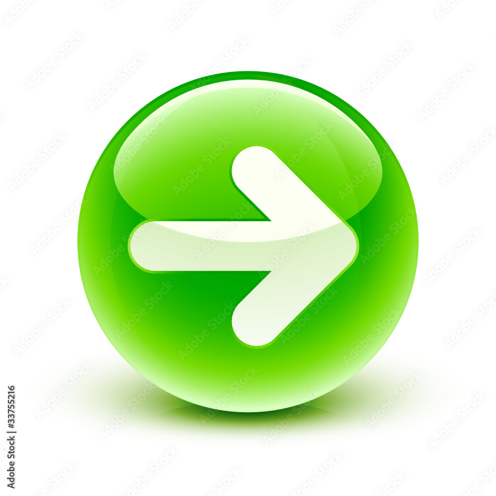 Image vectorielle Stock icône flèche / arrow icon | Adobe Stock