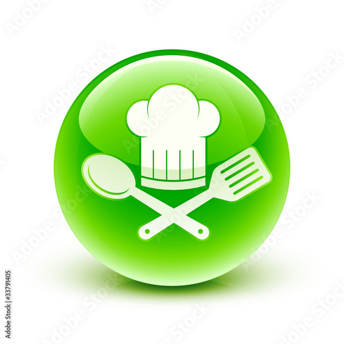 icône cuisine / cooking icon - Acheter ce vecteur libre de droit et ...