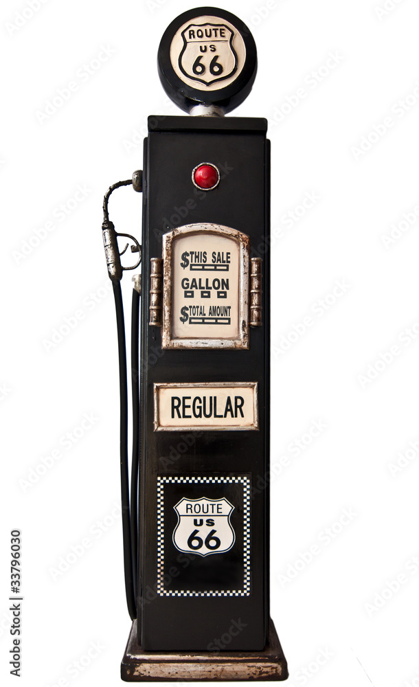 Route 66 fuel pump Stock Photo | Adobe Stock