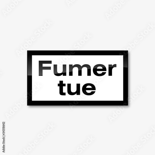 Vecteur Stock fumer tue | Adobe Stock