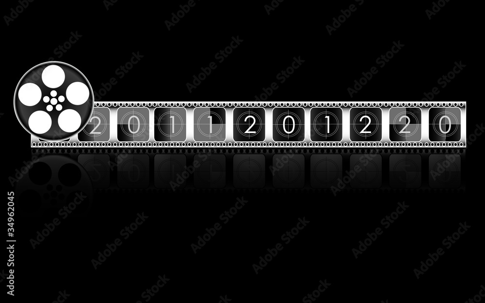 2012 year Film countdown vector の Stock ベクター | Adobe Stock