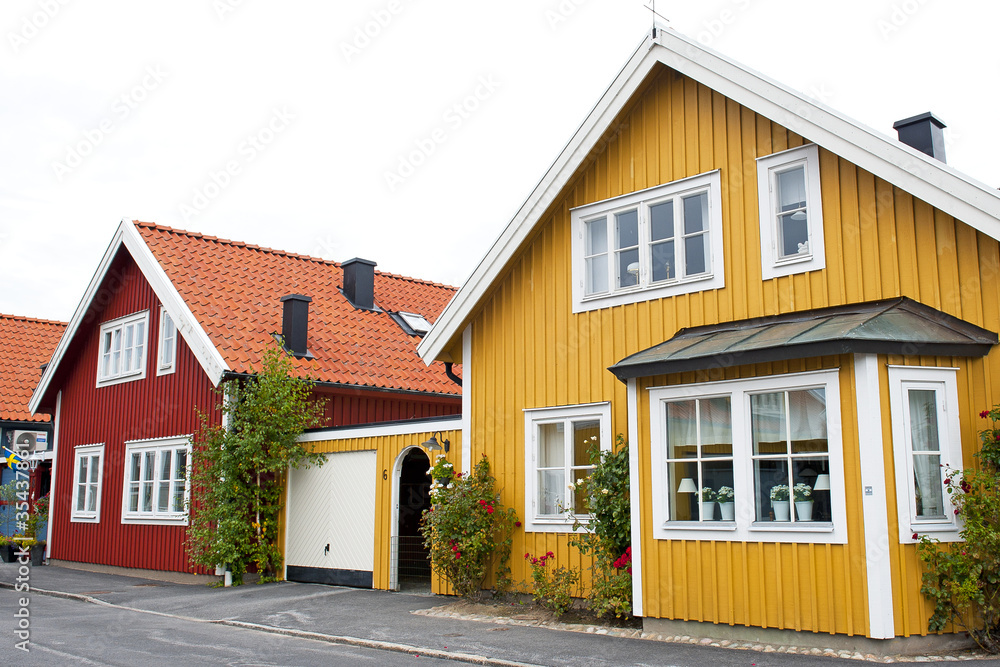Scandinavian architecture Stock Photo | Adobe Stock