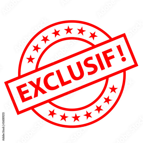 Vecteur Stock Tampon "EXCLUSIF!" (offre spéciale web internet en exclusivité) | Adobe Stock