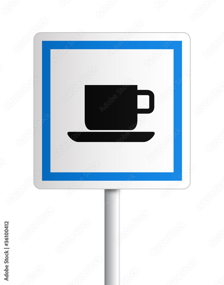 Image vectorielle Stock Panneau - débit de boisson ouvert 7/7 jours ...