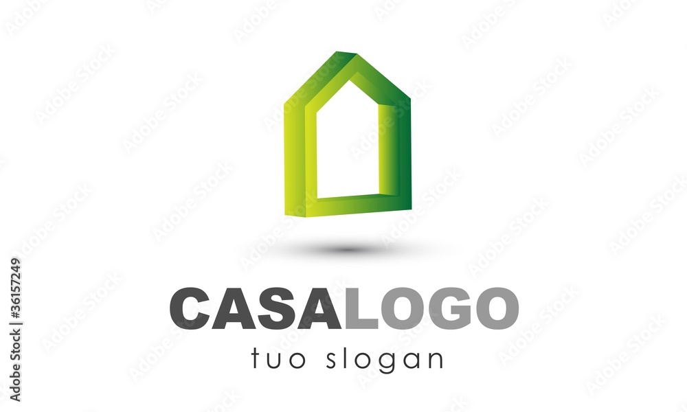 Logo Casa Stock Vector | Adobe Stock
