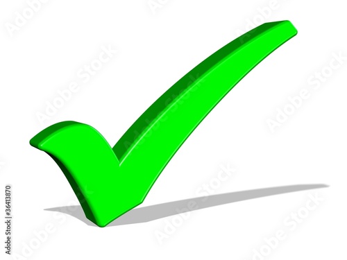 OK grüner Haken Stock-Vektorgrafik | Adobe Stock