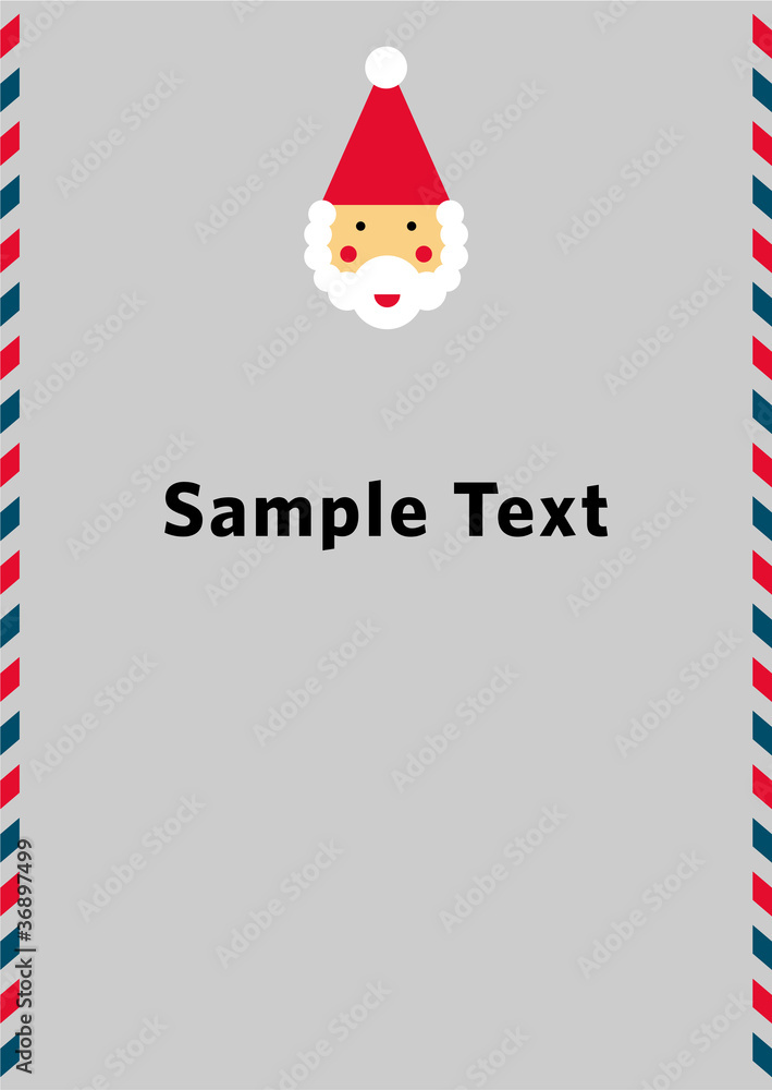 letter to Santa Claus_carta a Papá Noel Stock Vector | Adobe Stock