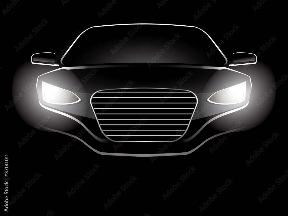 Abstract car vector 素材庫向量圖 | Adobe Stock