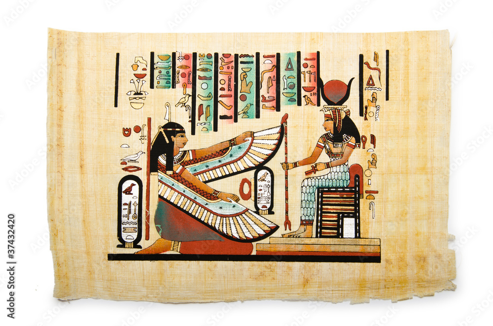 Egyptian papyrus as a background Stock Photo | Adobe Stock