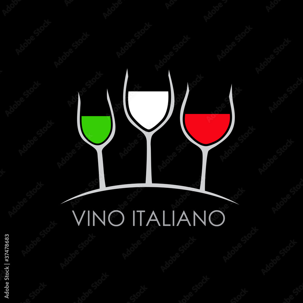 Logo Vino Italiano # Vettoriale Stock Vector | Adobe Stock