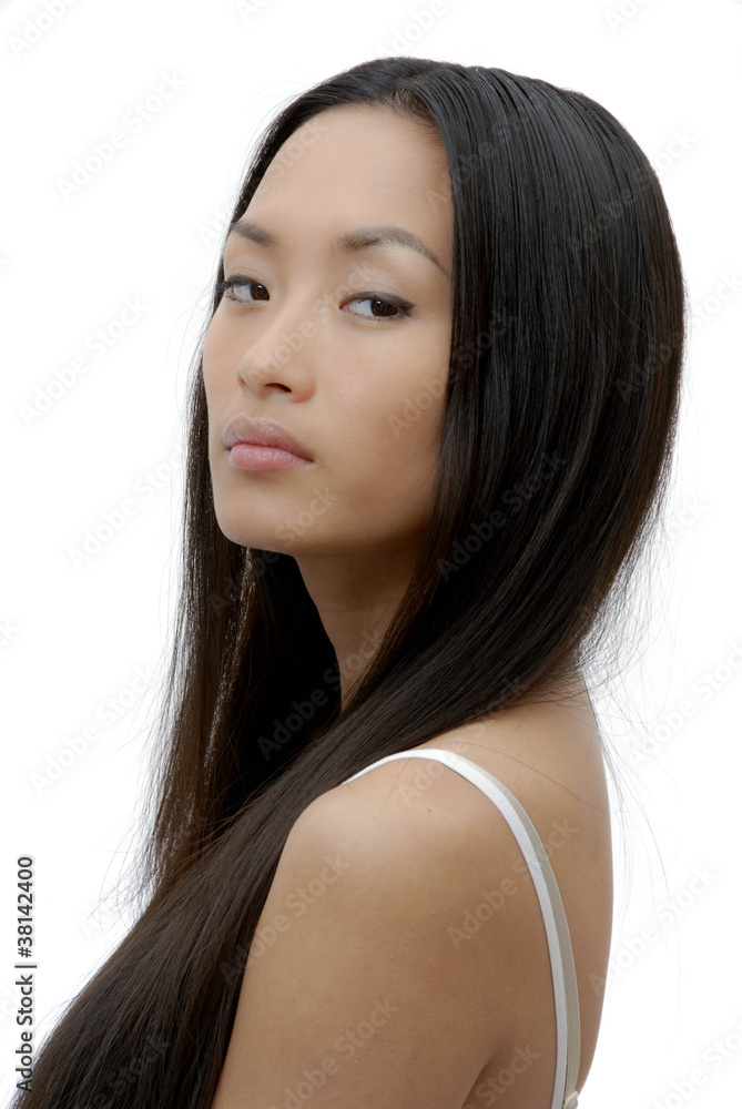 Photo Stock femme asiatique portrait | Adobe Stock