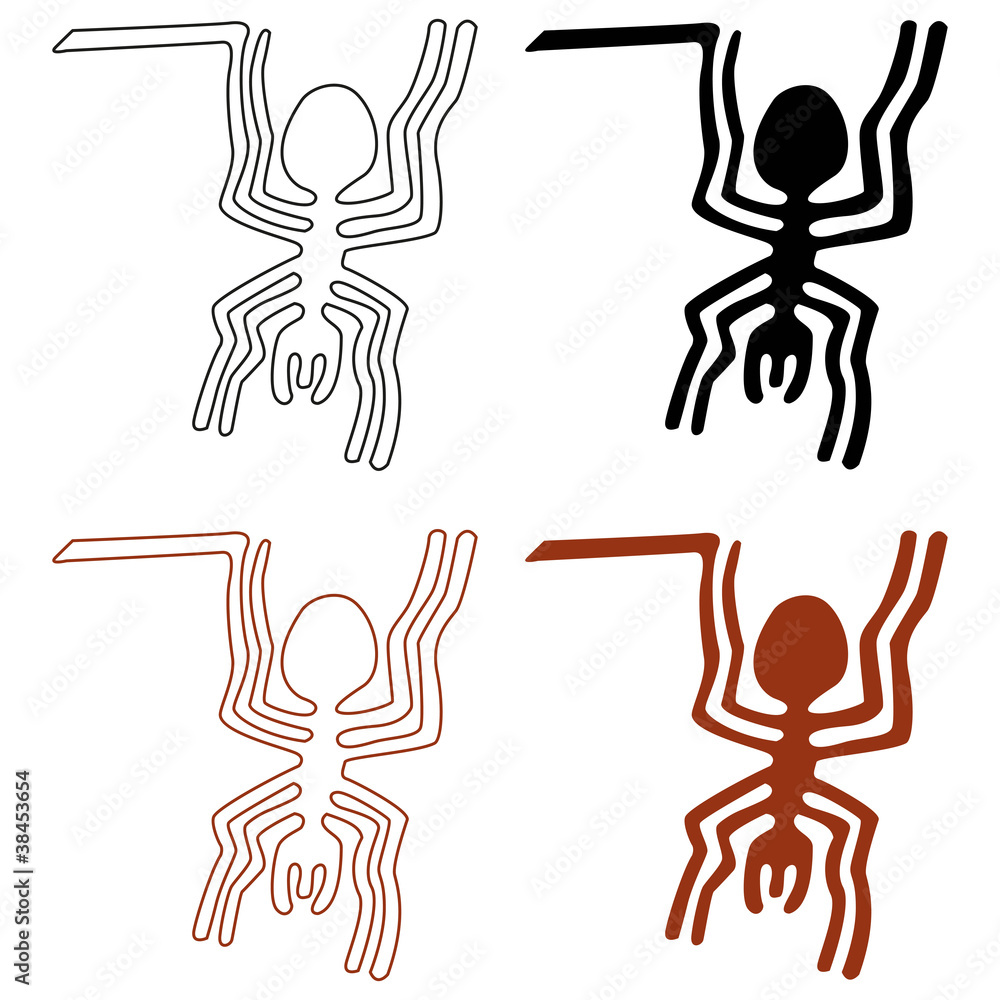 Nazca Lines Set - Vector illustration Stock Vector | Adobe Stock