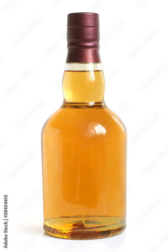 Bottle of alcoholic drink Stock Photo | Adobe Stock