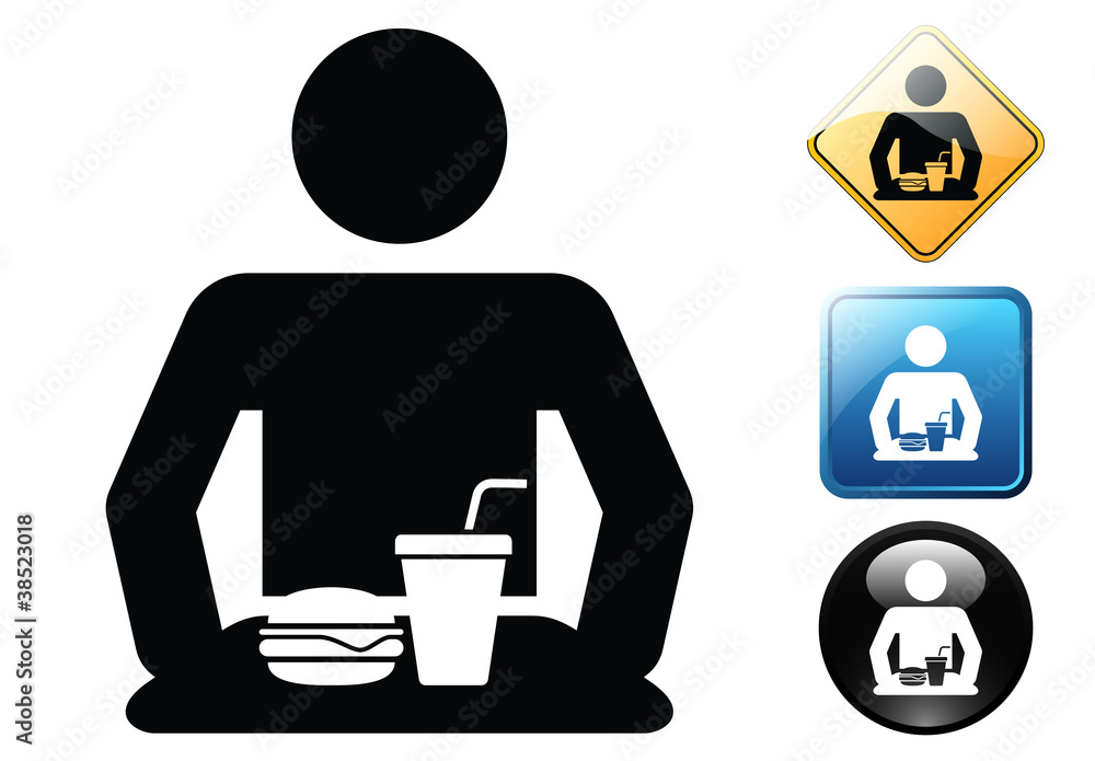 Self-service pictogram and signs Stock Vector | Adobe Stock