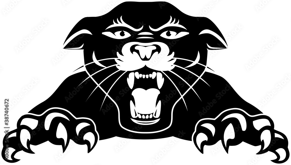 Black Phanter Stock Vector | Adobe Stock