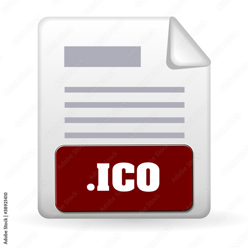 Folder Icon - .ICO Stock Illustration | Adobe Stock