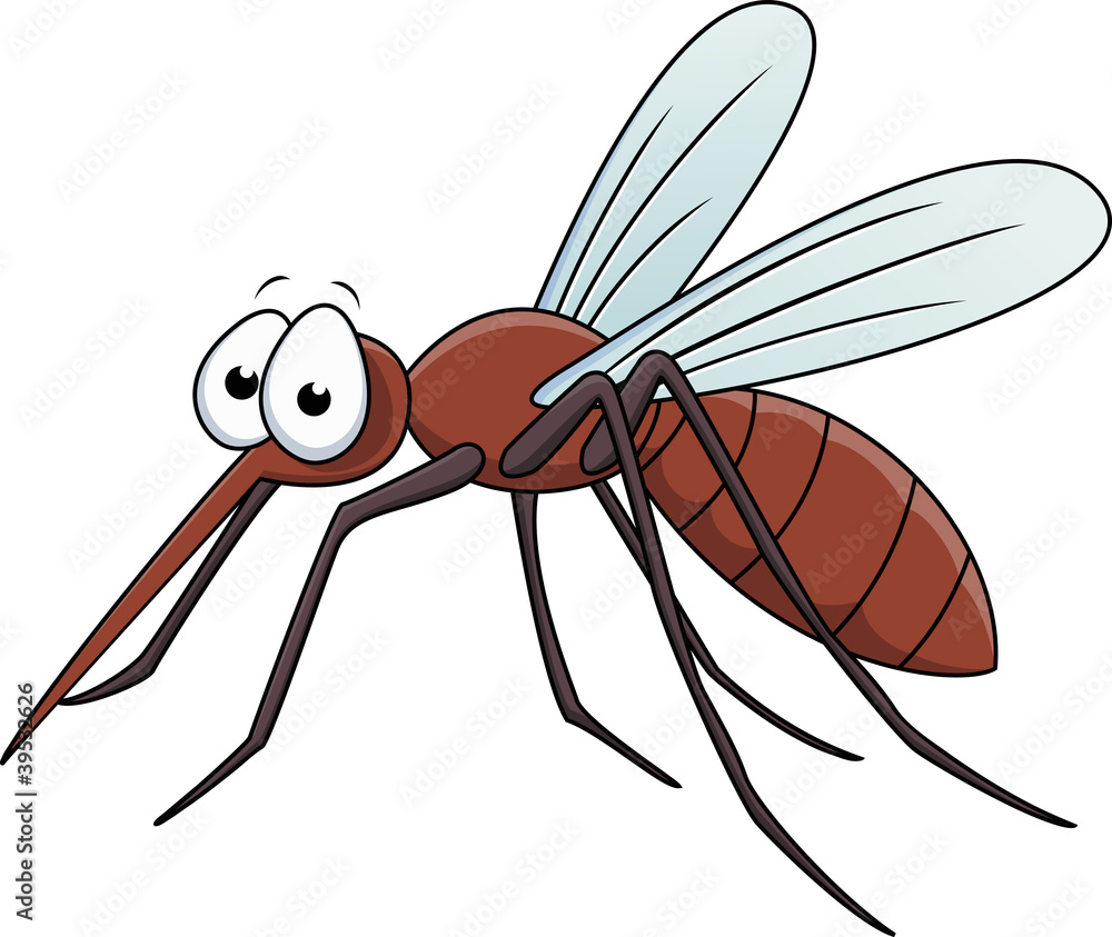Vector de Stock Vector Illustration Of Mosquito Cartoon | Adobe Stock