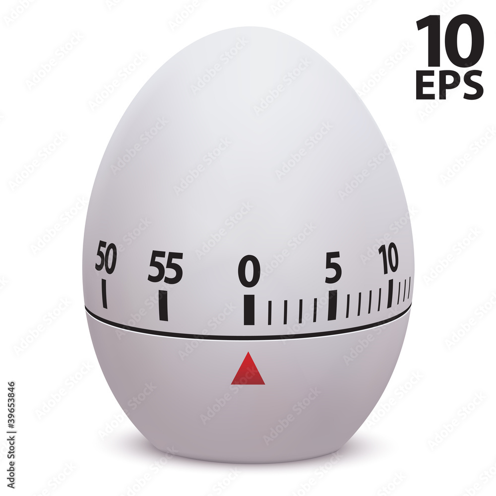 Egg timer. Vector illustration Stock Vector | Adobe Stock