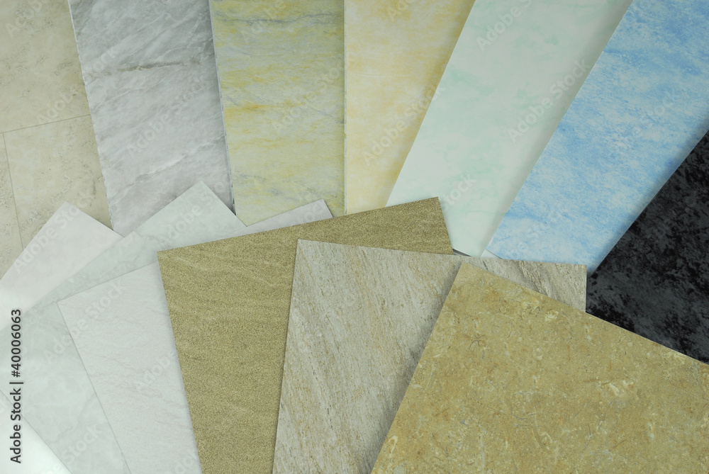 plastic marble panels samples Stock Photo | Adobe Stock