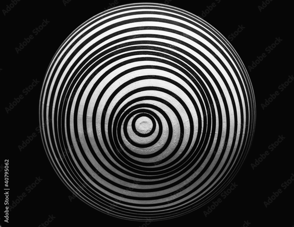 Abstract black and white spiral Stock Photo | Adobe Stock