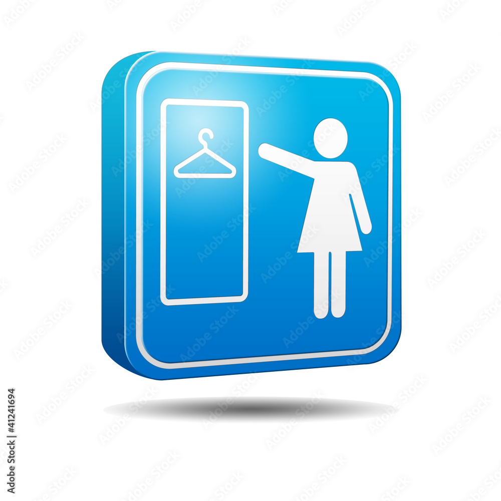 Icono 3d simbolo vestuario femenino Stock Illustration | Adobe Stock