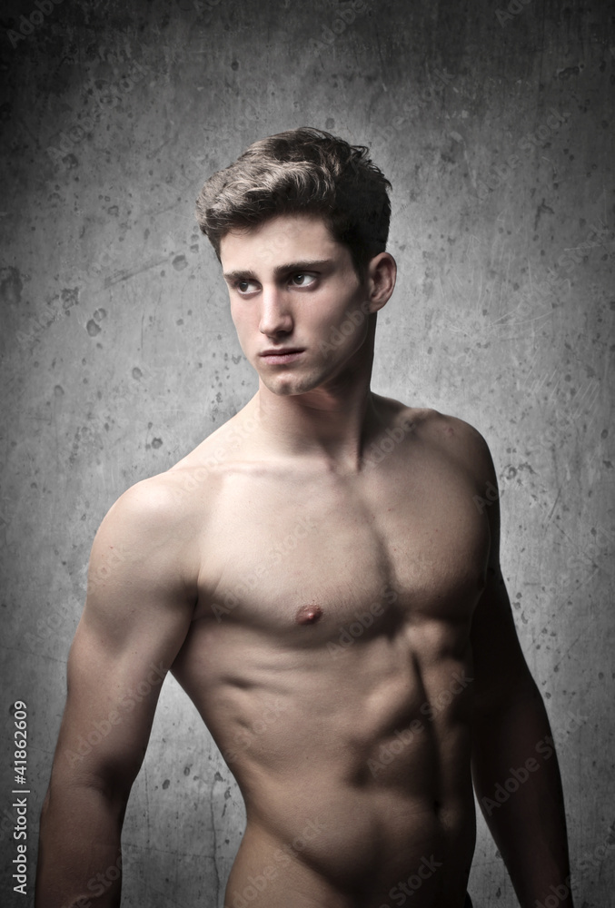 Well-built man Stock Photo | Adobe Stock