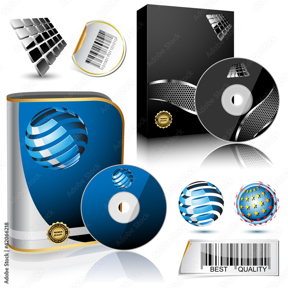 Software box. Stock Vector | Adobe Stock