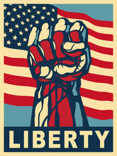 America Strong Flag Poster Free Stock Photo - Public Domain Pictures