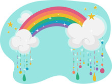 Rainbow And Rain Free Stock Photo - Public Domain Pictures
