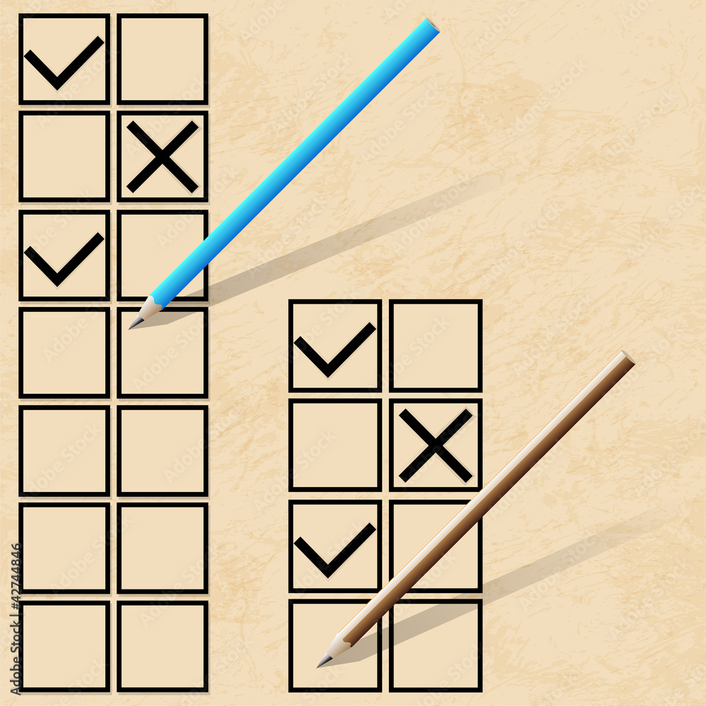 Check list. Vector illustration Stock Vector | Adobe Stock